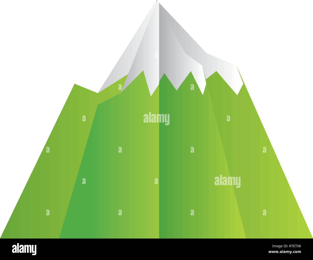 paper origami landscape Stock Vector Image & Art - Alamy