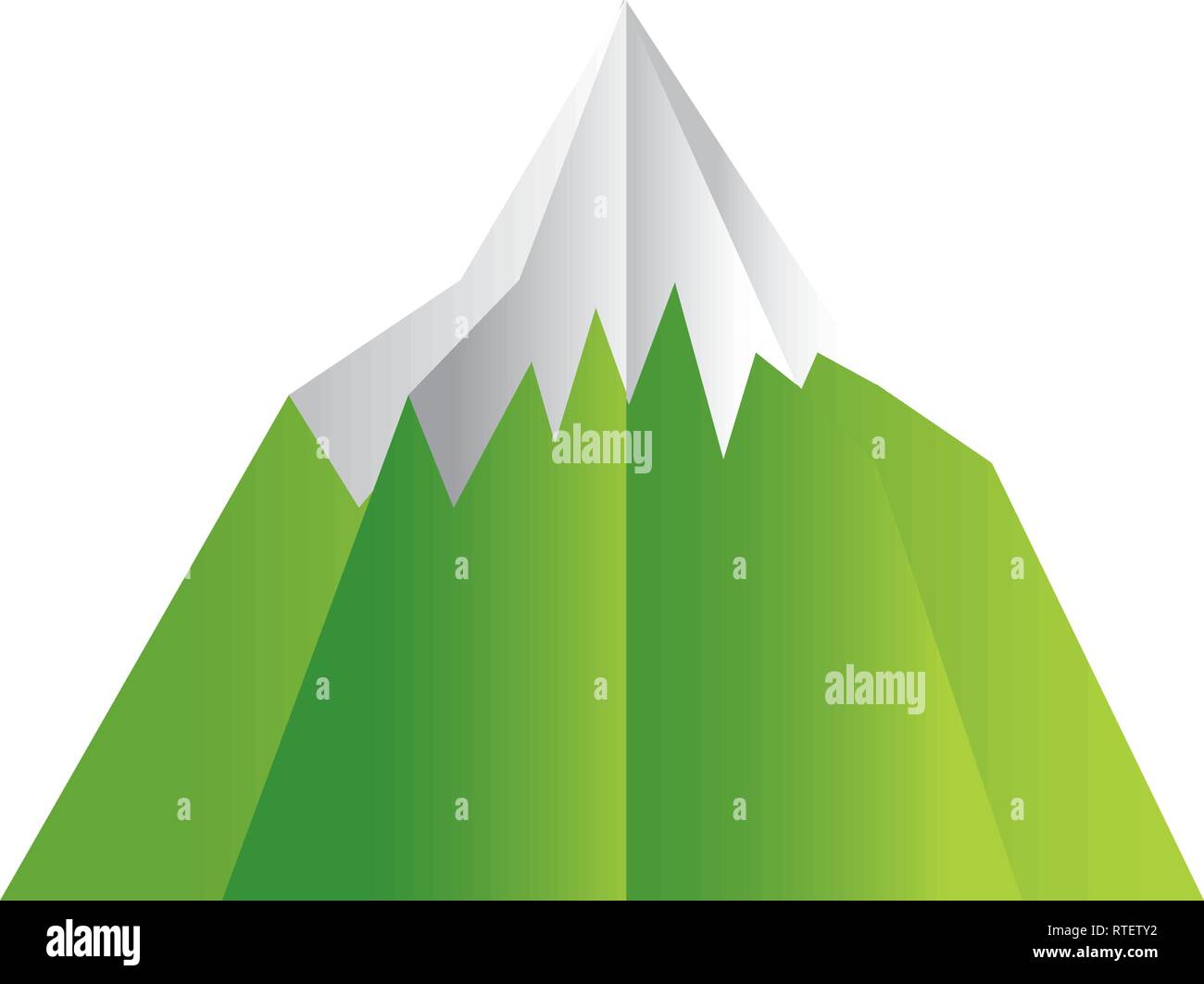 paper origami landscape Stock Vector Image & Art - Alamy