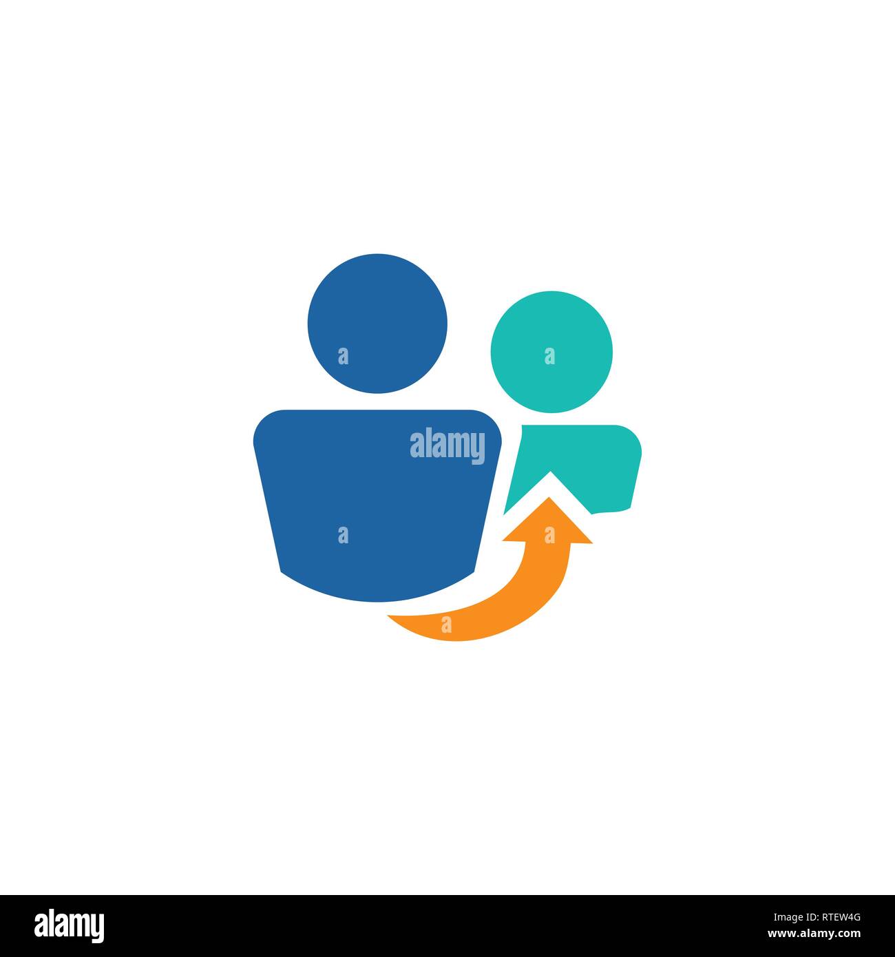 Referral Job Reference Icon with recommendations, performance review ...