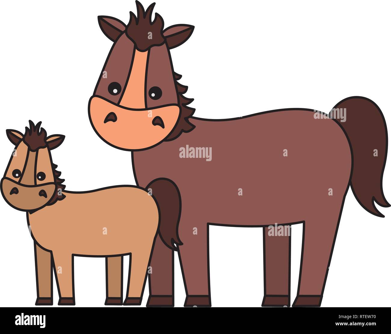 Foal colt Stock Vector Images - Alamy