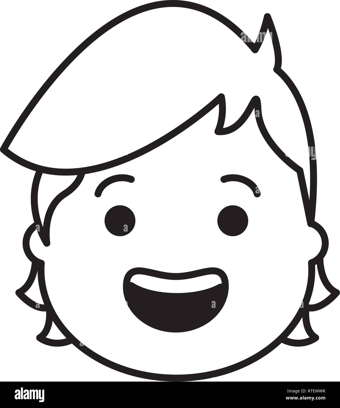 smiling man face Stock Vector Image & Art - Alamy