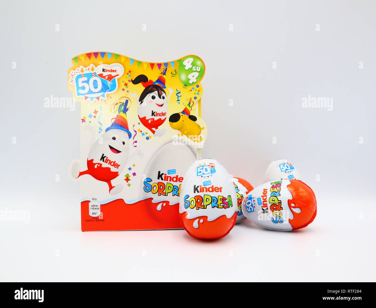 Kinder Surprise Chocolate Eggs. Kinder Surprise is a brand of products ...