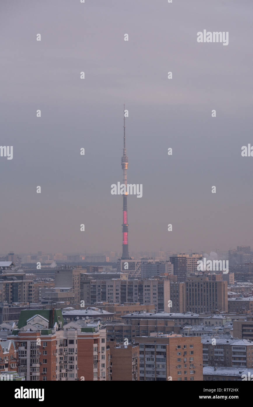 Ostankino tv and radio tower moscow hi-res stock photography and images ...