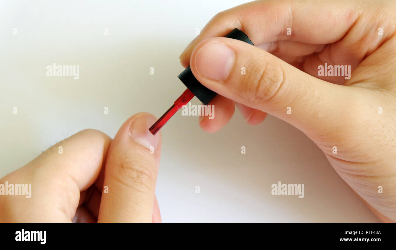 Apply paint hi-res stock photography and images - Alamy