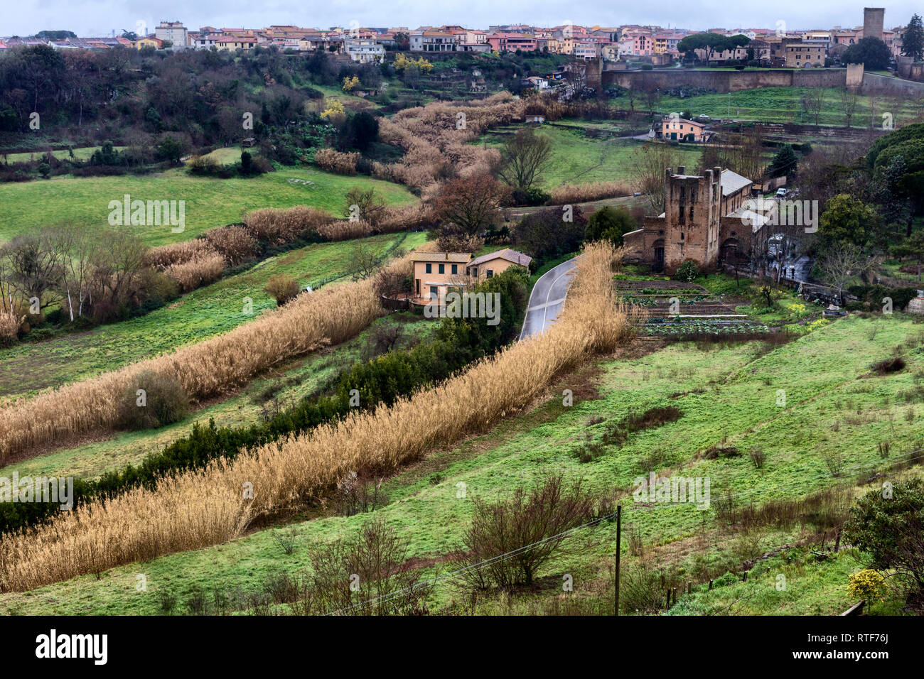 Landscape, Tuscania, Lazio, Italy Stock Photo - Alamy