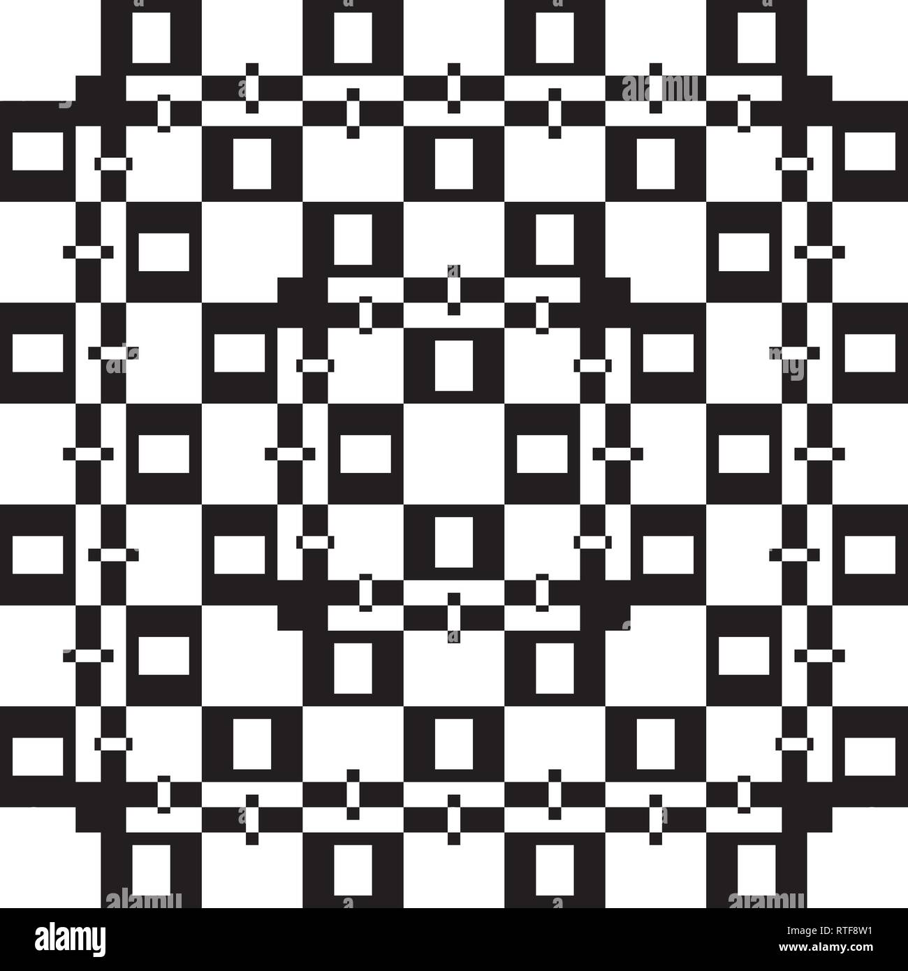 rectangle from rectangle fence abstract pattern shape black on ...