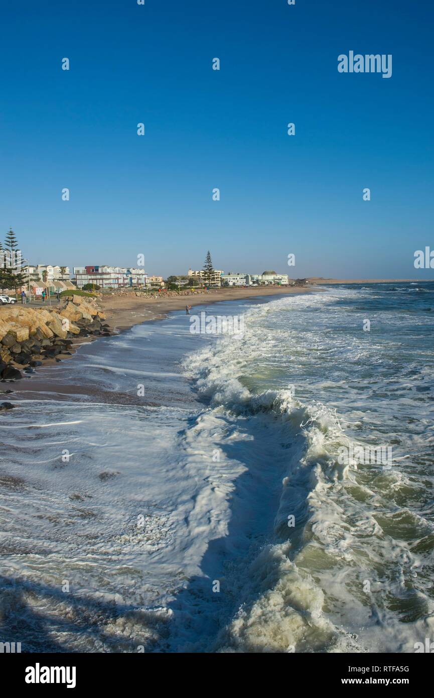 Beachfront of Swakopmund, Namibia Stock Photo - Alamy