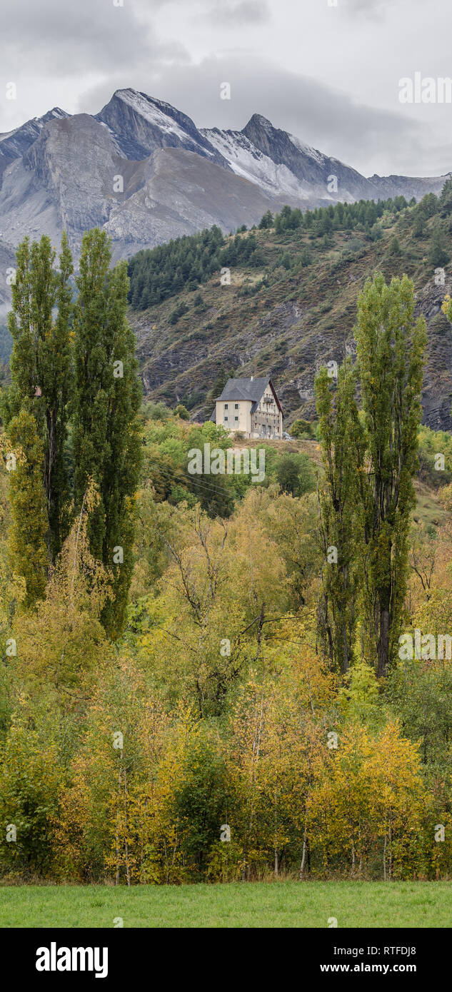 Construction in alpes mountain hi-res stock photography and images - Alamy