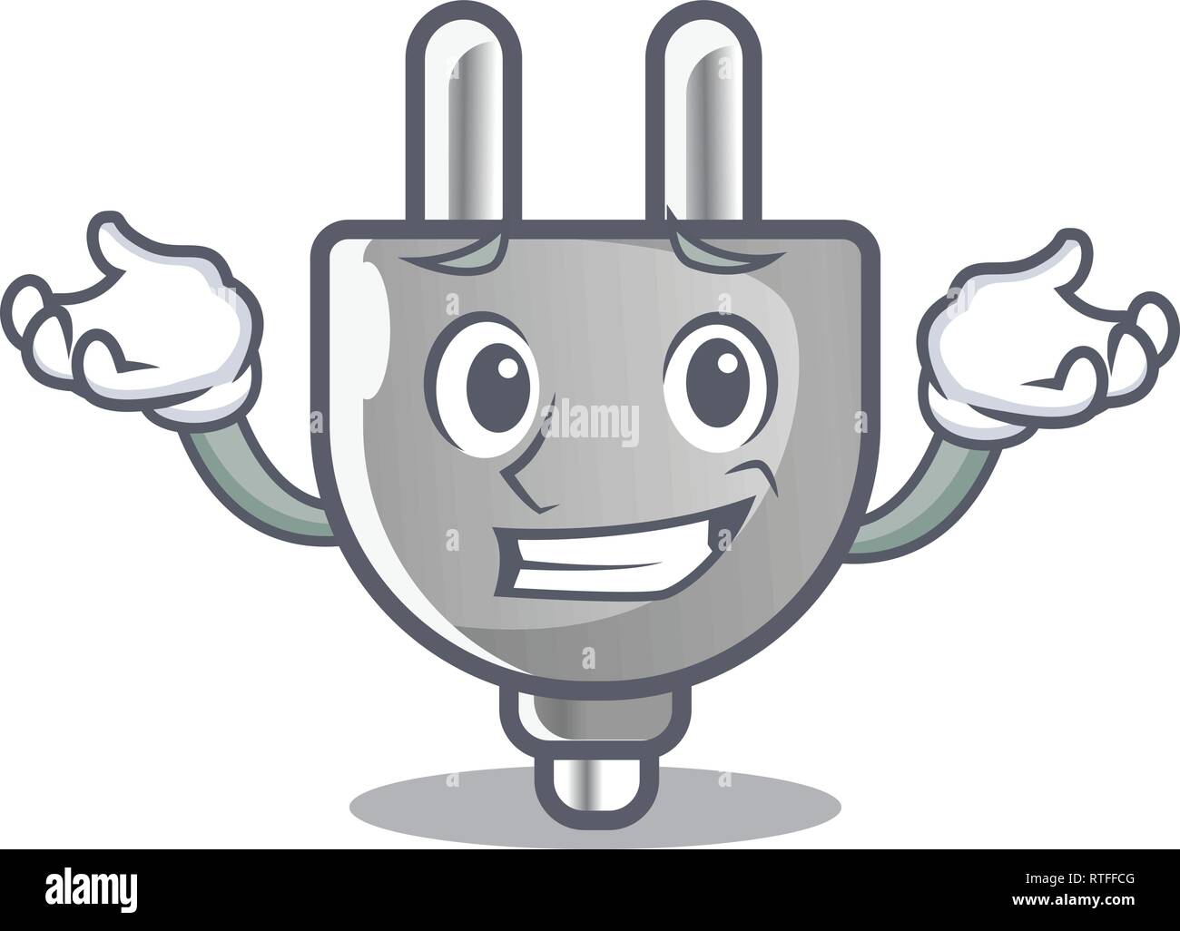 Energy plug character connection icon hi-res stock photography and ...