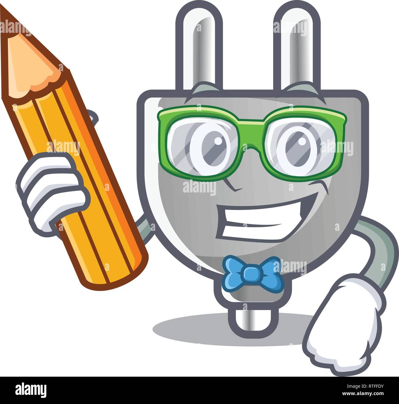 Student power plug in the character shape Stock Vector Image & Art - Alamy