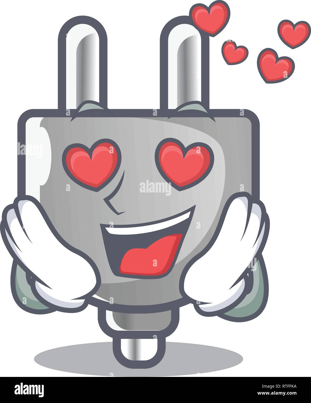 Heart and socket Stock Vector Images - Alamy