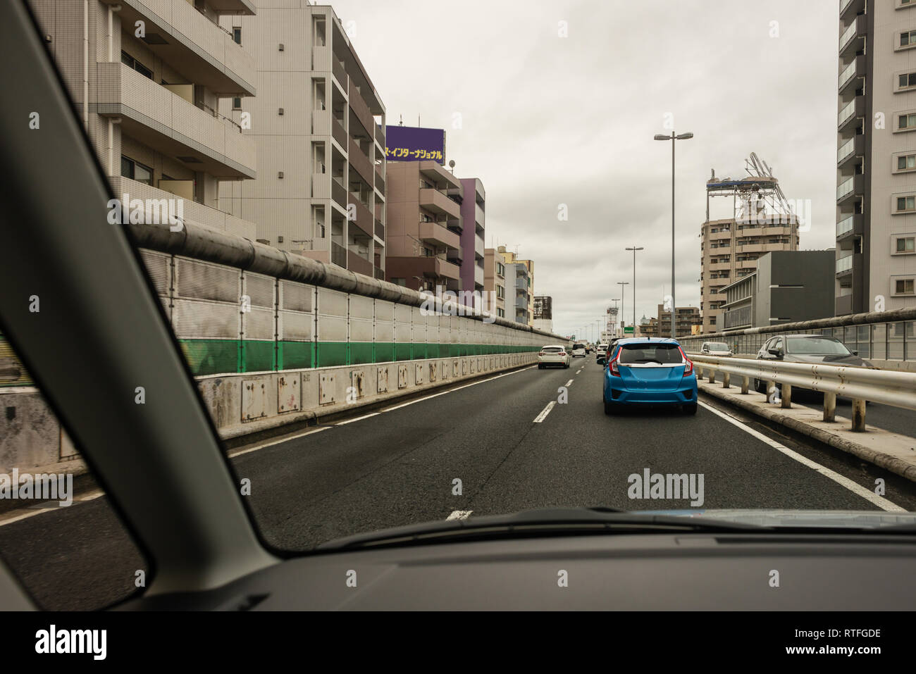 highway driving in Japan Stock Photo - Alamy