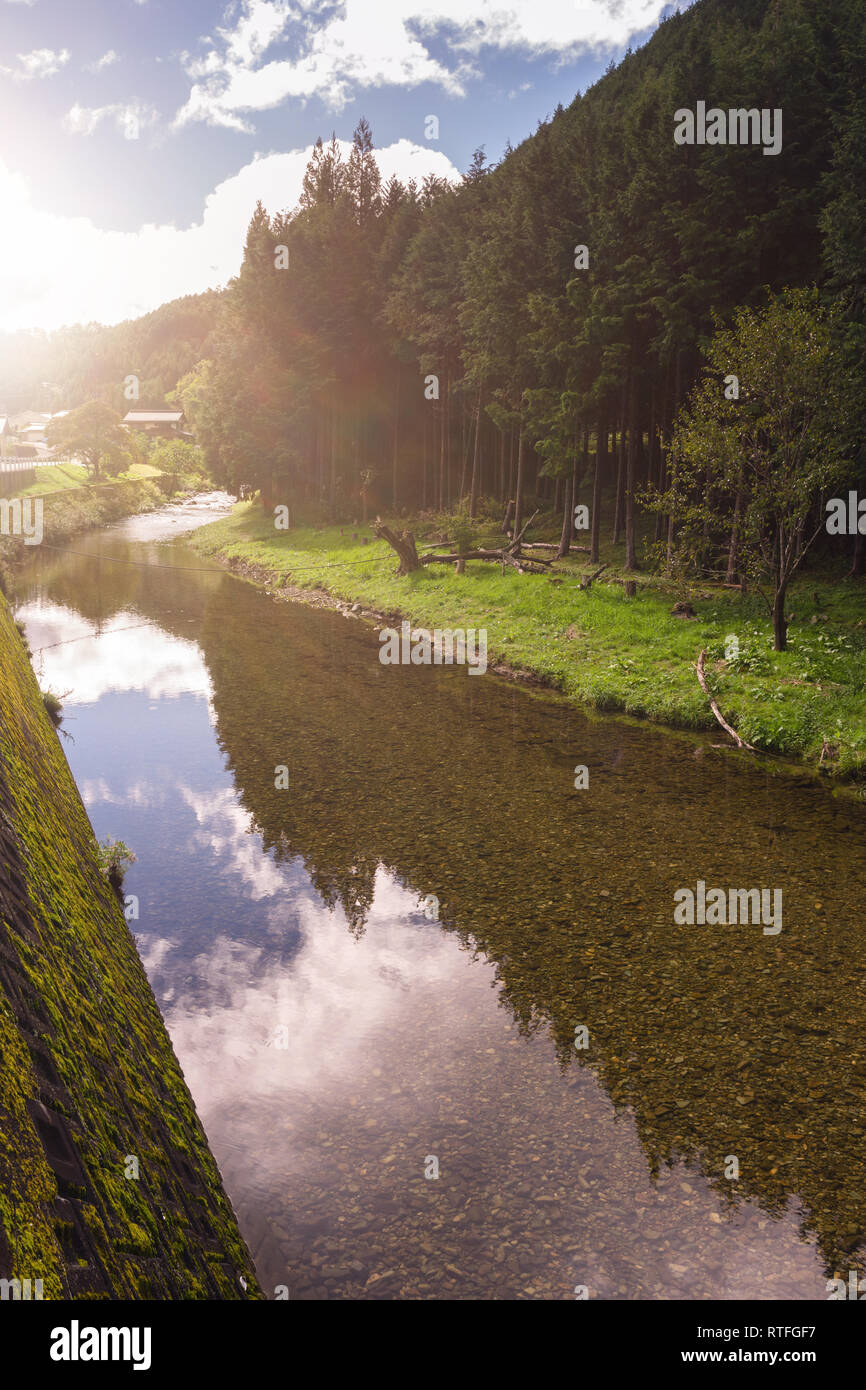 scenic river in Japan Stock Photo - Alamy