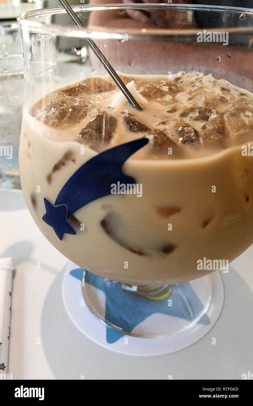 iced coffee drink in Japan Stock Photo - Alamy