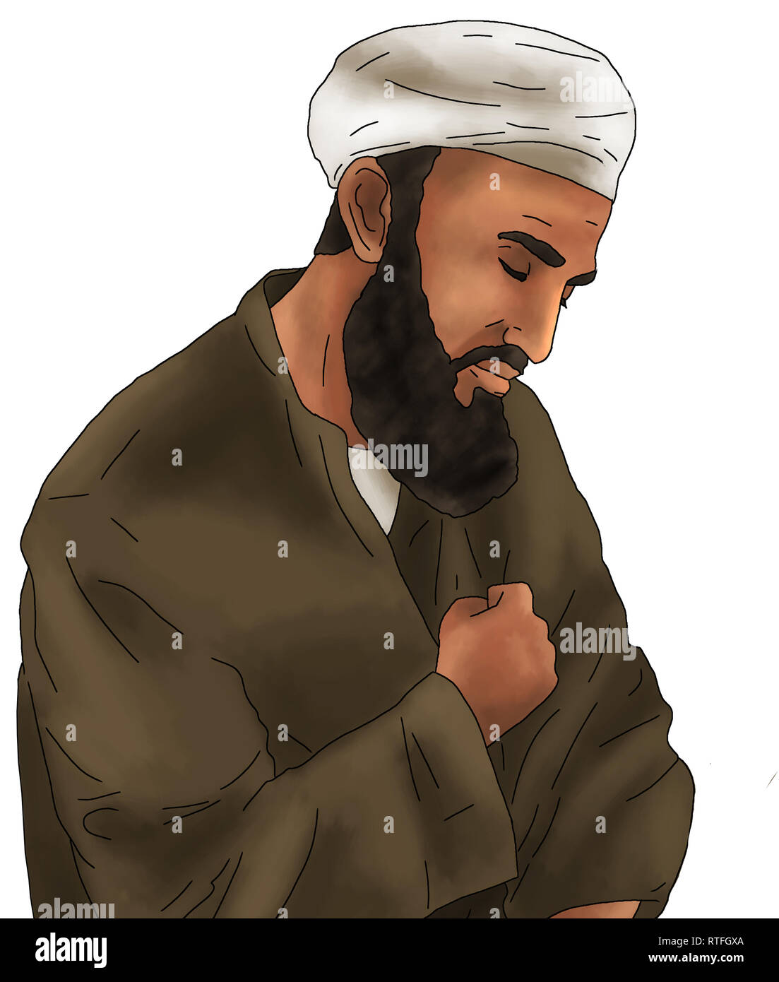 Portrait people from muslim history world Stock Photo - Alamy