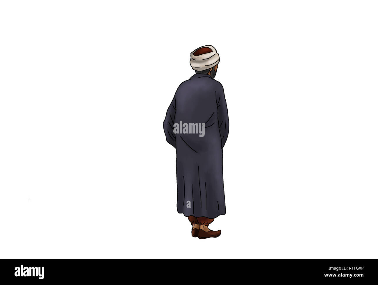 Portrait people from muslim history world Stock Photo - Alamy