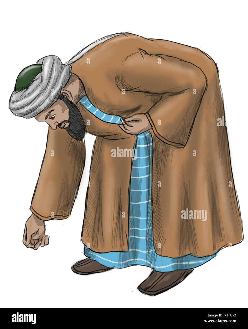 Portrait people from muslim history world Stock Photo - Alamy