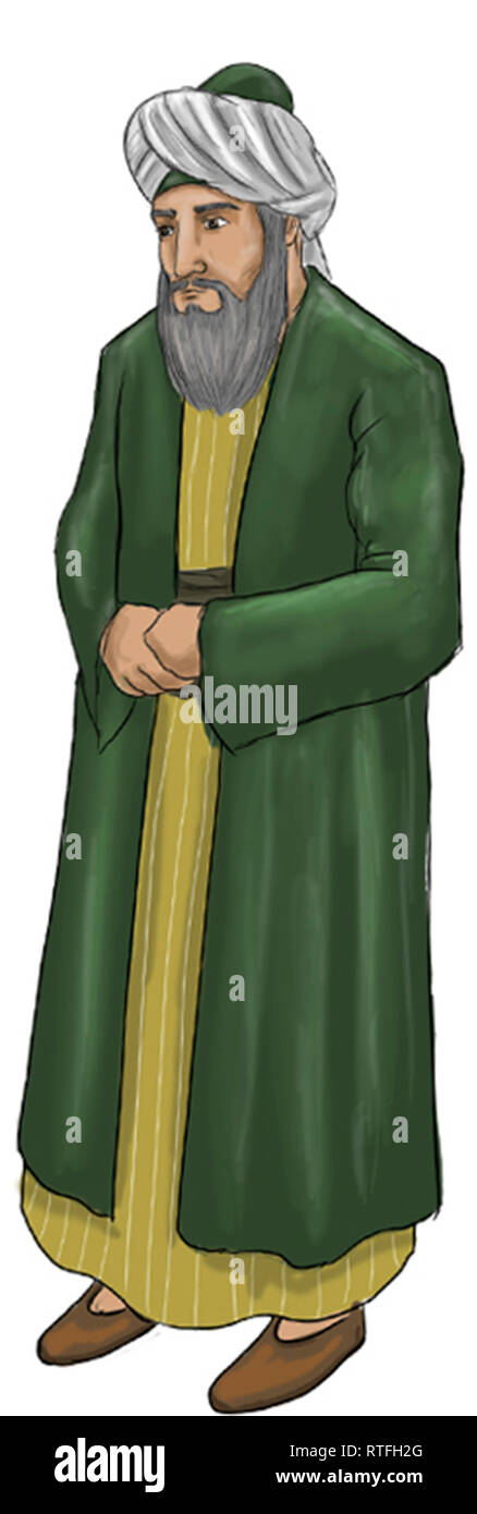 Portrait people from muslim history world Stock Photo - Alamy