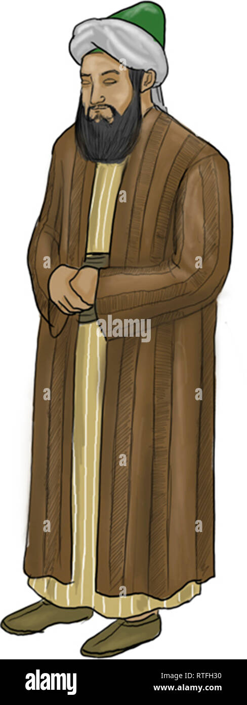 Portrait people from muslim history world Stock Photo - Alamy