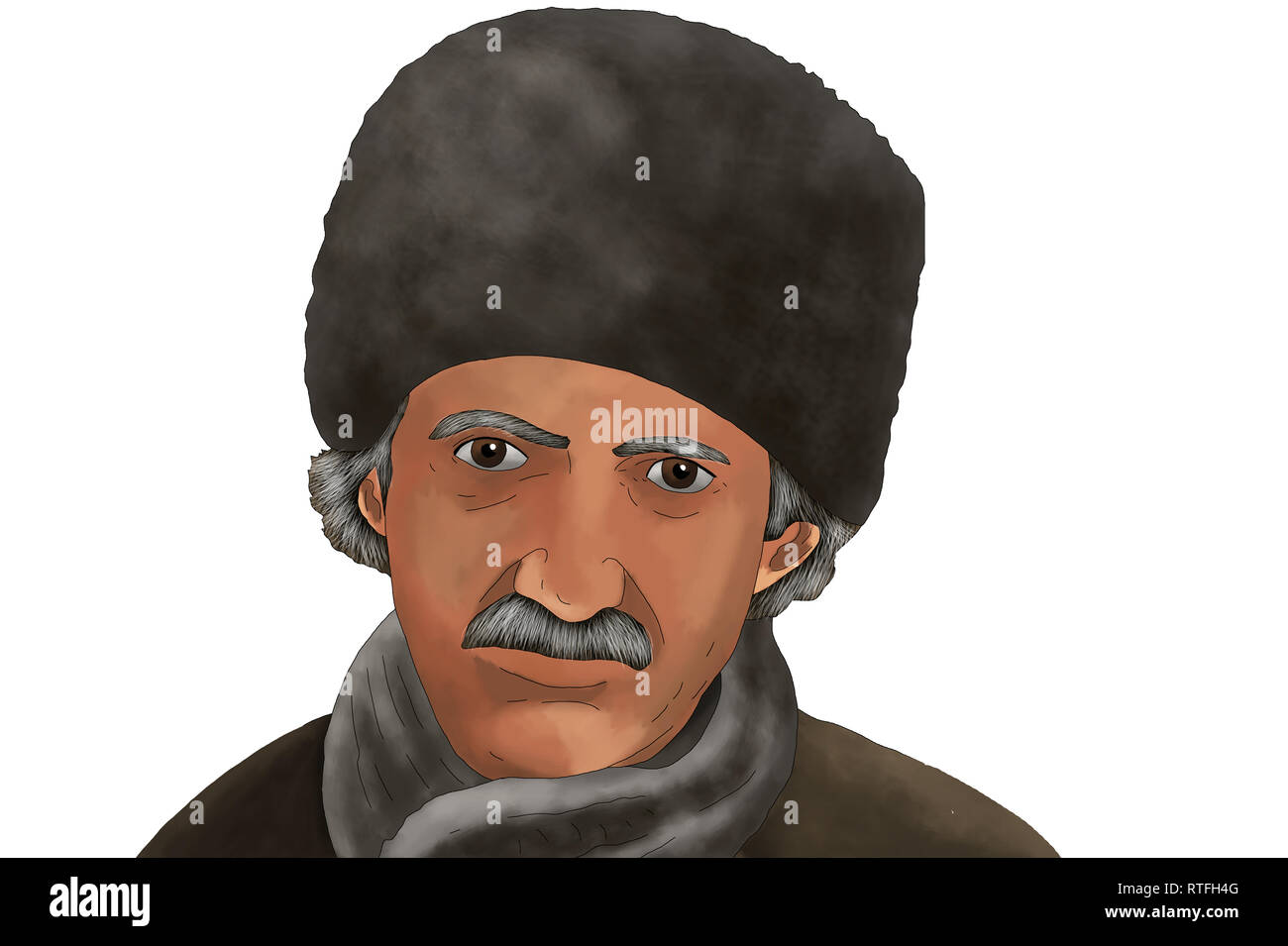 Portrait people from muslim history world Stock Photo - Alamy