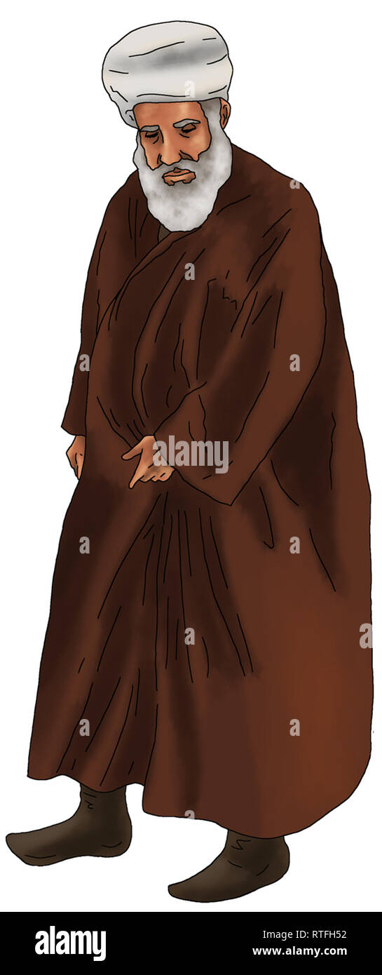 Portrait people from muslim history world Stock Photo - Alamy