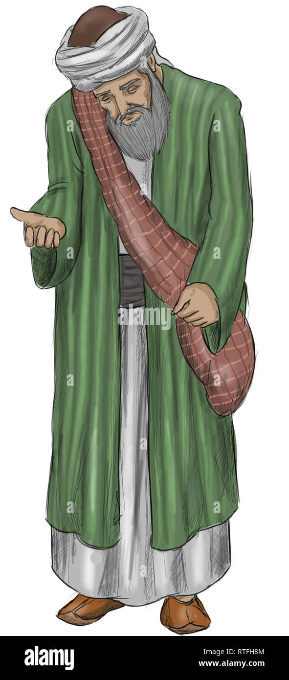 Portrait people from muslim history world Stock Photo - Alamy