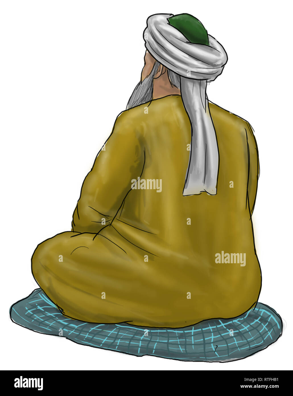 Portrait people from muslim history world Stock Photo - Alamy