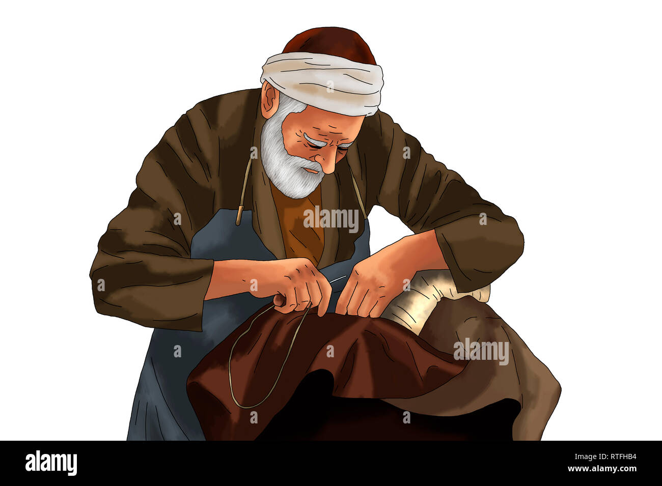 Portrait people from muslim history world Stock Photo - Alamy