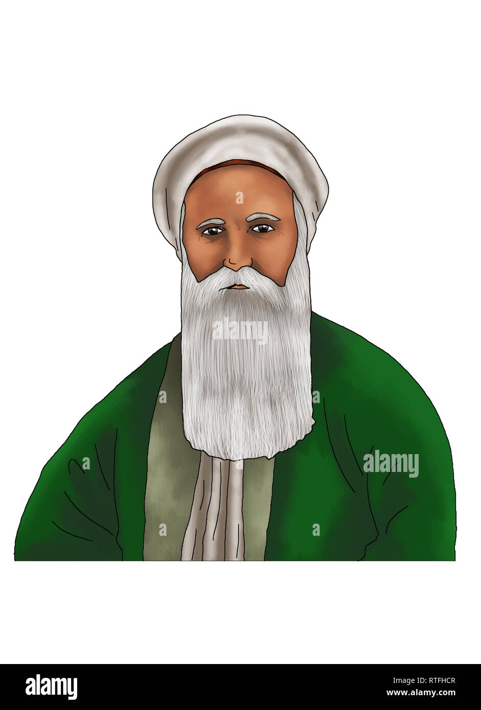 Portrait people from muslim history world Stock Photo - Alamy