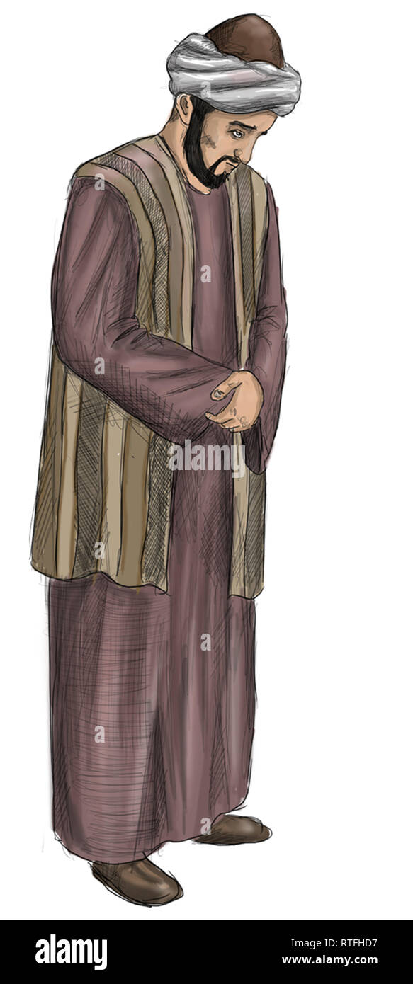 Portrait people from muslim history world Stock Photo - Alamy