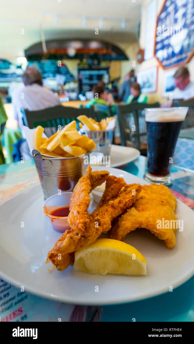 Fish and Chips Restaurant, Dingle Village, Dingle Peninsula, County ...