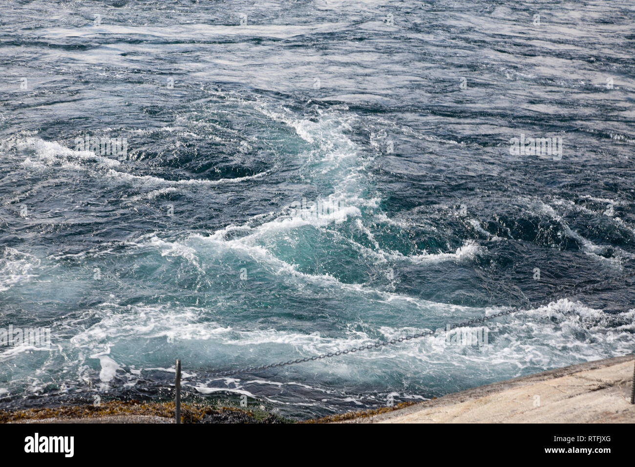 Maelstrom, natural phenomenon of whirlpool, called saltstraumen, Norway ...