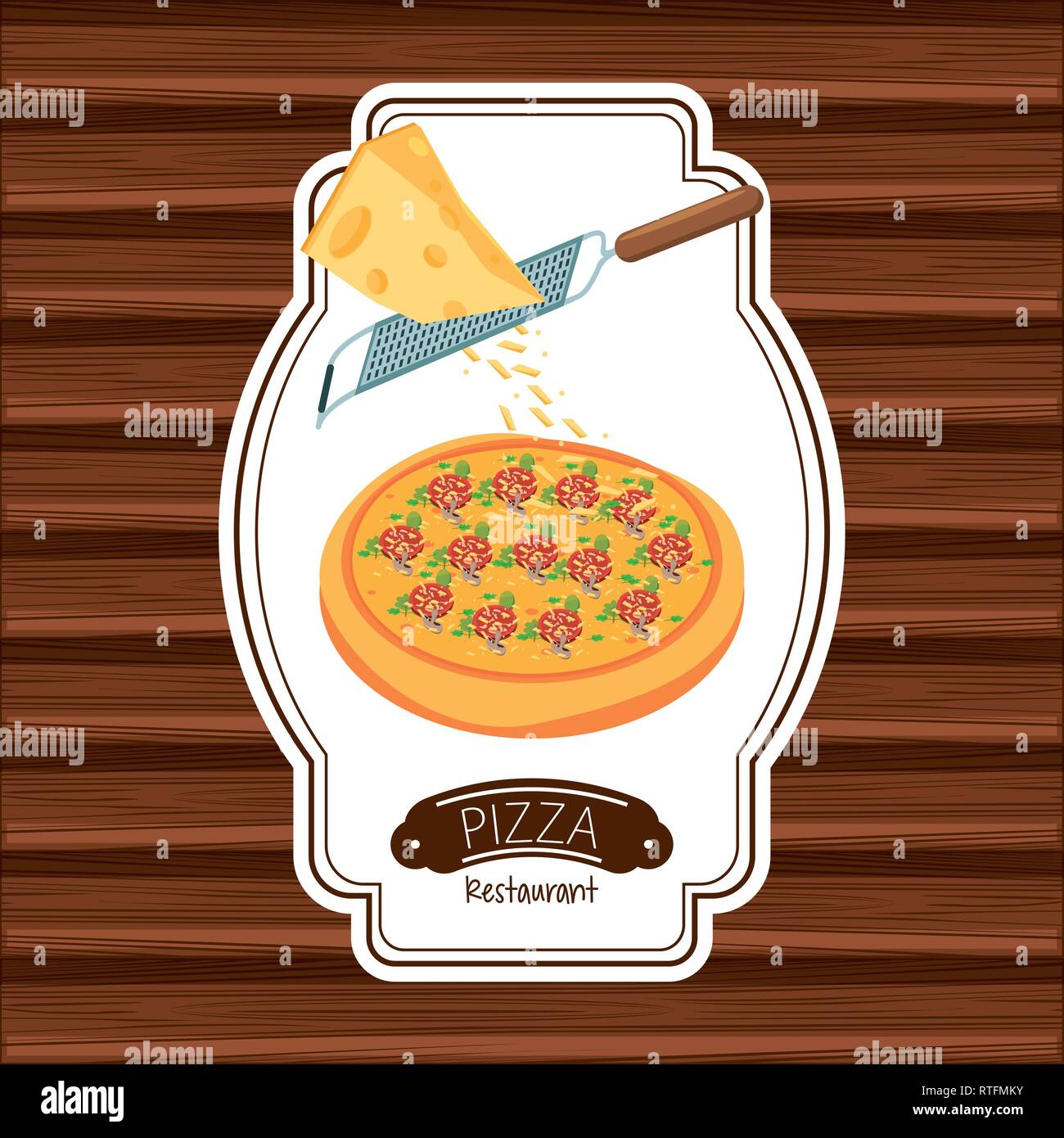 Pizza restaurant fast food Stock Vector Image & Art - Alamy