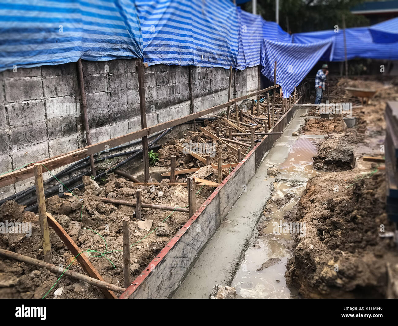 Wet foundation hi-res stock photography and images - Alamy