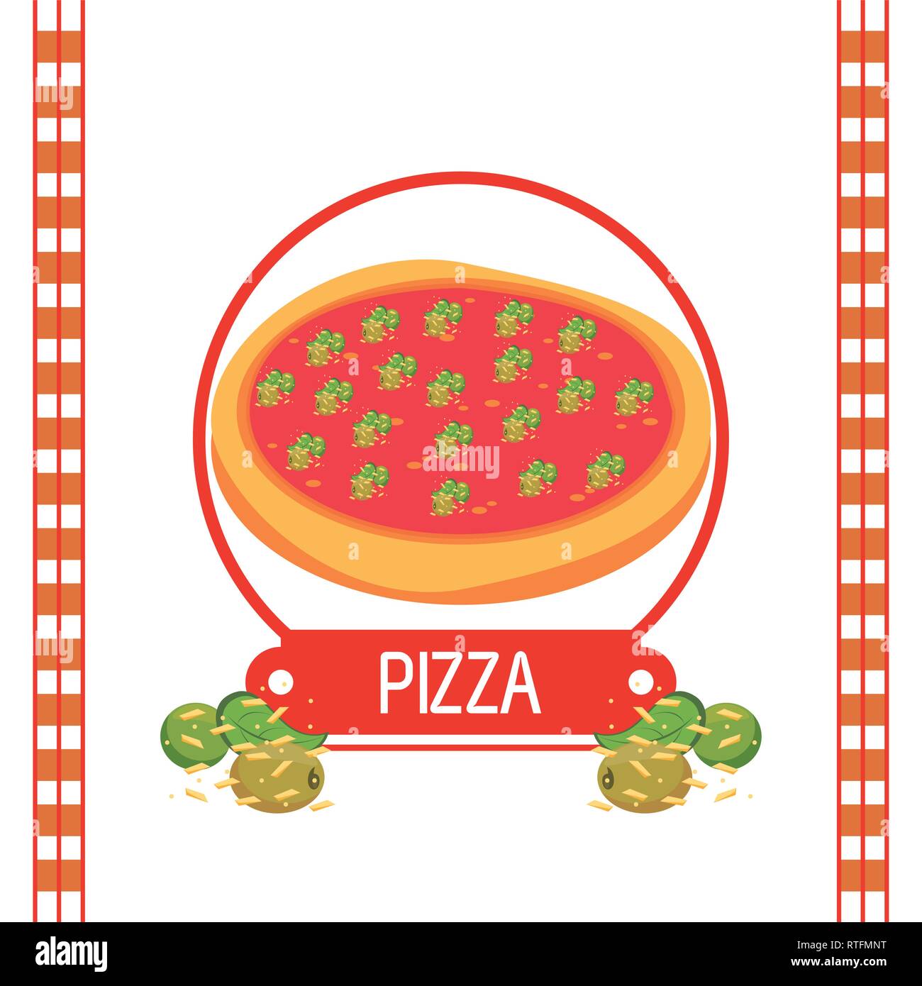 Pizza restaurant fast food Stock Vector Image & Art - Alamy
