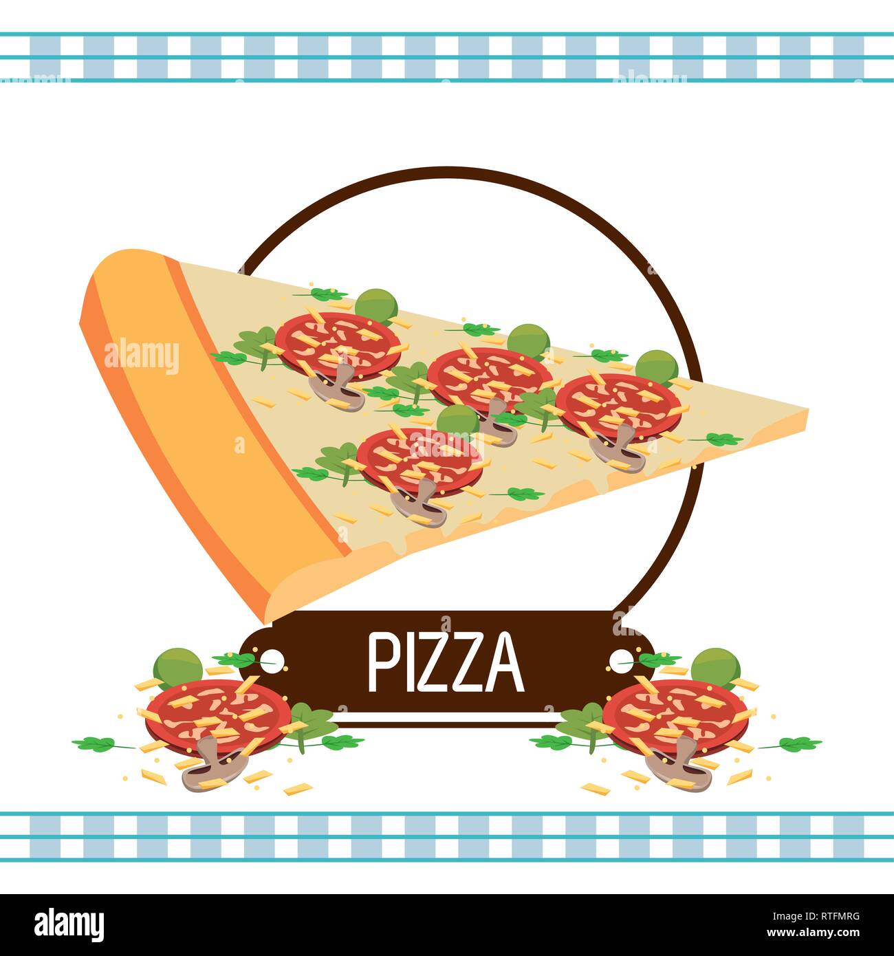 Pizza restaurant fast food Stock Vector Image & Art - Alamy