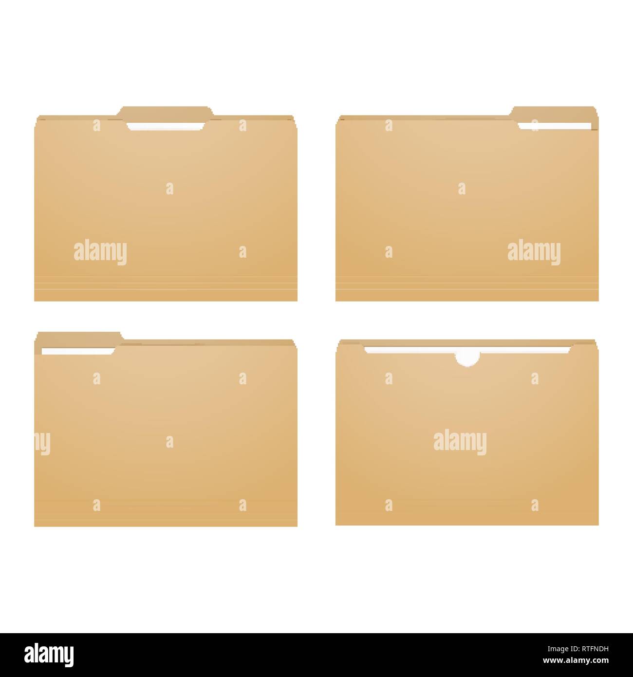 Manila file. Paper folder case. Paperwork binder Stock Vector Image ...