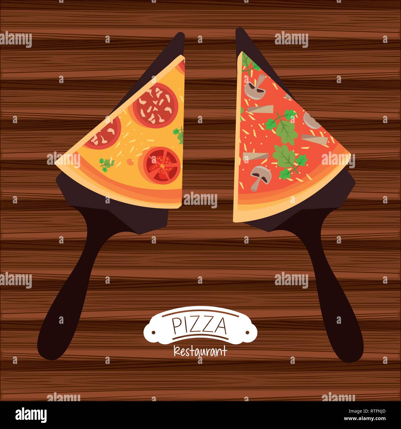 Pizza italian restaurant Stock Vector Image & Art - Alamy