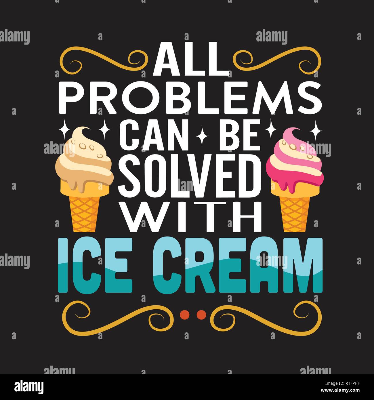 Better ice cream Stock Vector Images - Alamy