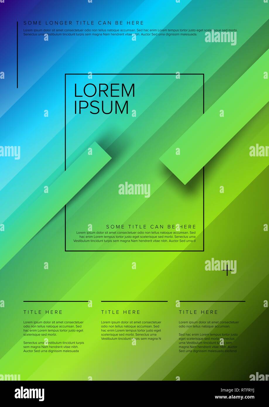 Modern vector art poster template for art exhibition, gallery, concert ...