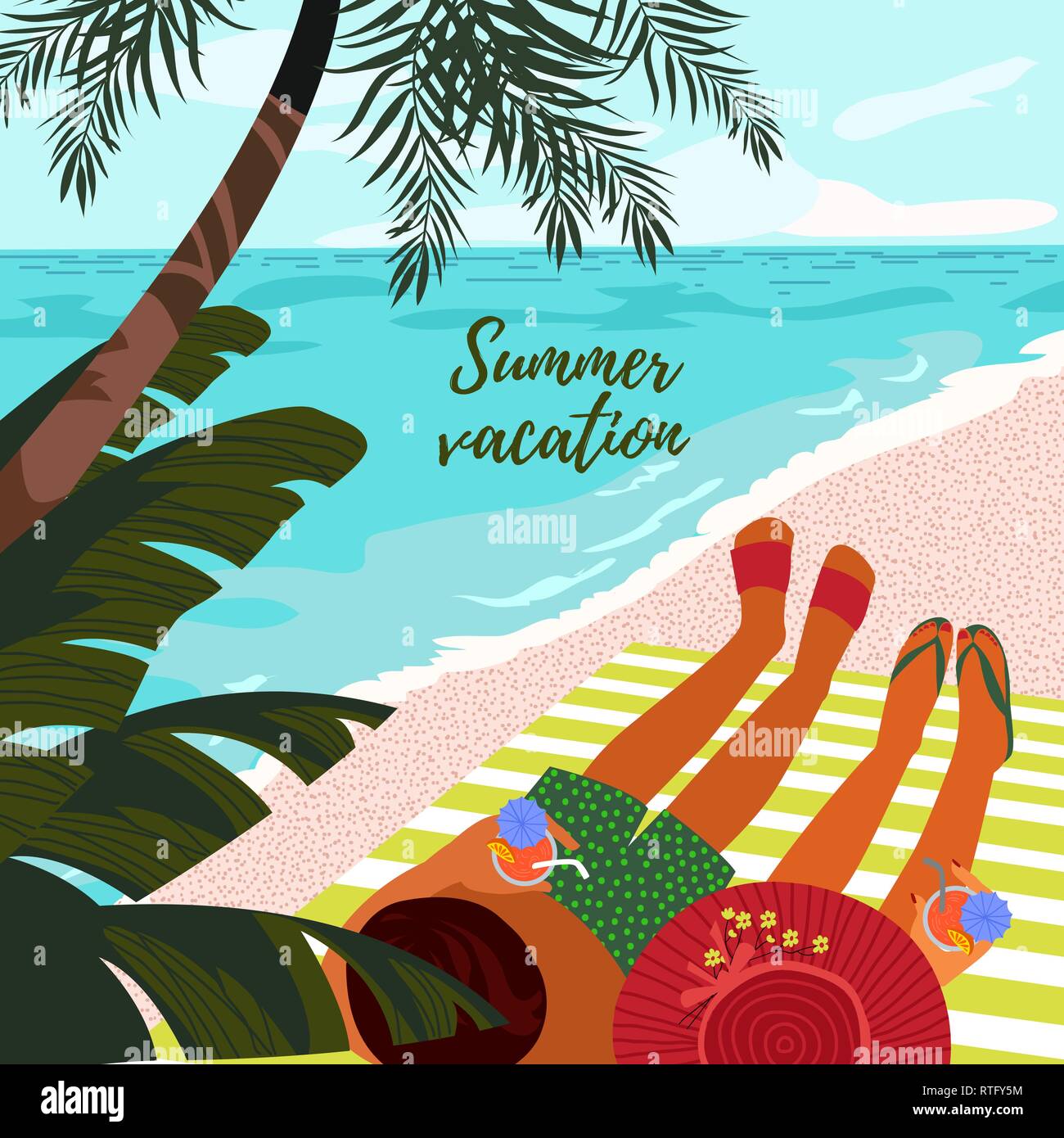 Refreshing outdoors Stock Vector Images - Alamy
