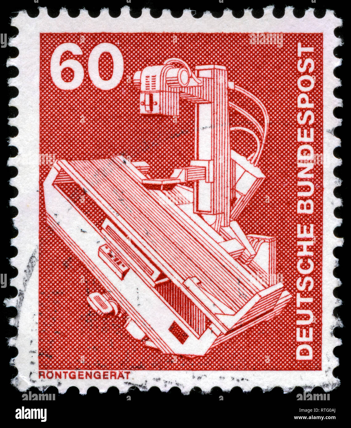 Postage stamp from the Federal Republic of Germany in the Industry and ...