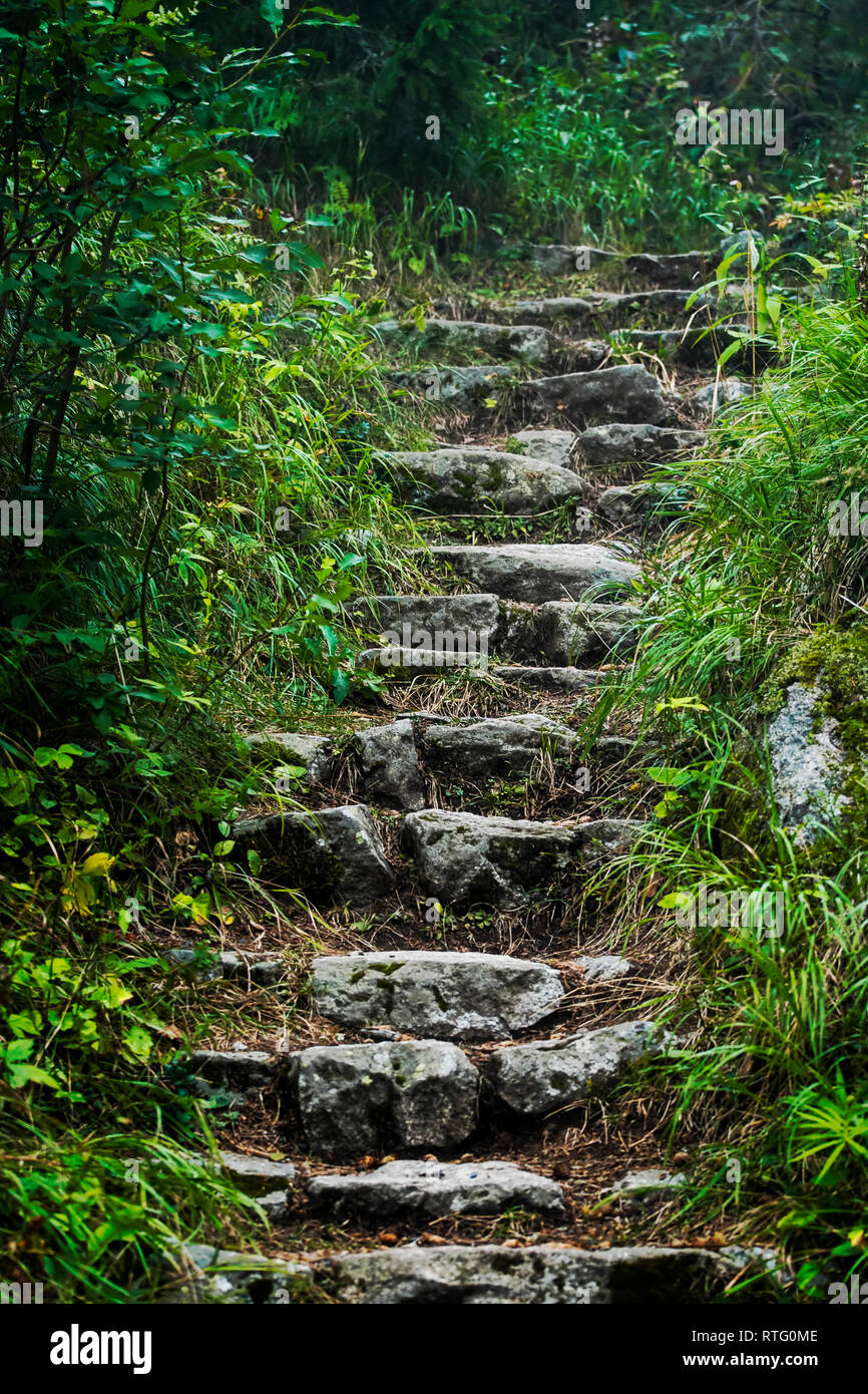 Old mountain pathway hi-res stock photography and images - Alamy