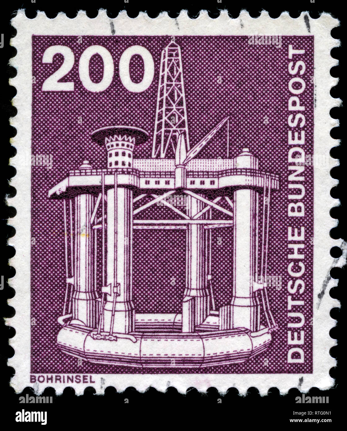 Postage stamp from the Federal Republic of Germany in the Industry and ...