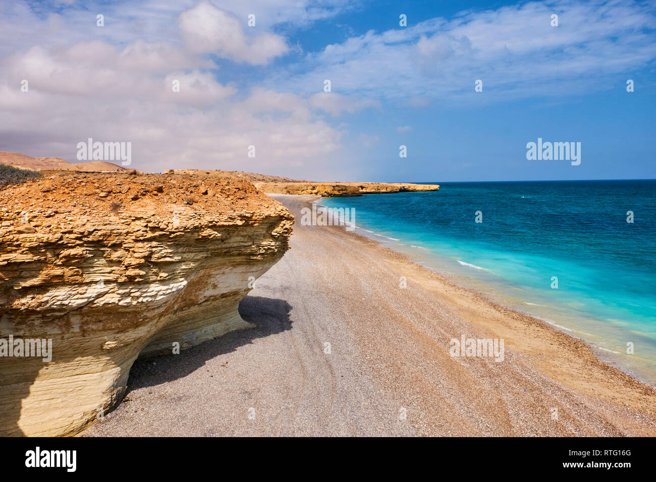 Sultanat of Oman, governorate of Ash Sharqiyah, beach near Wadi ash ...
