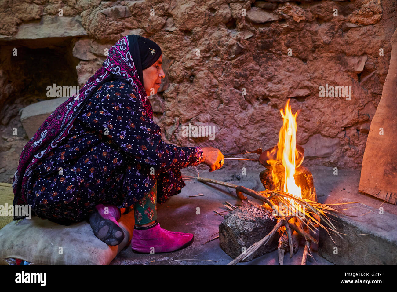 Sultanate of Oman, Ad-Dakhiliyah Region, village of Al Hamra, Bait Al ...