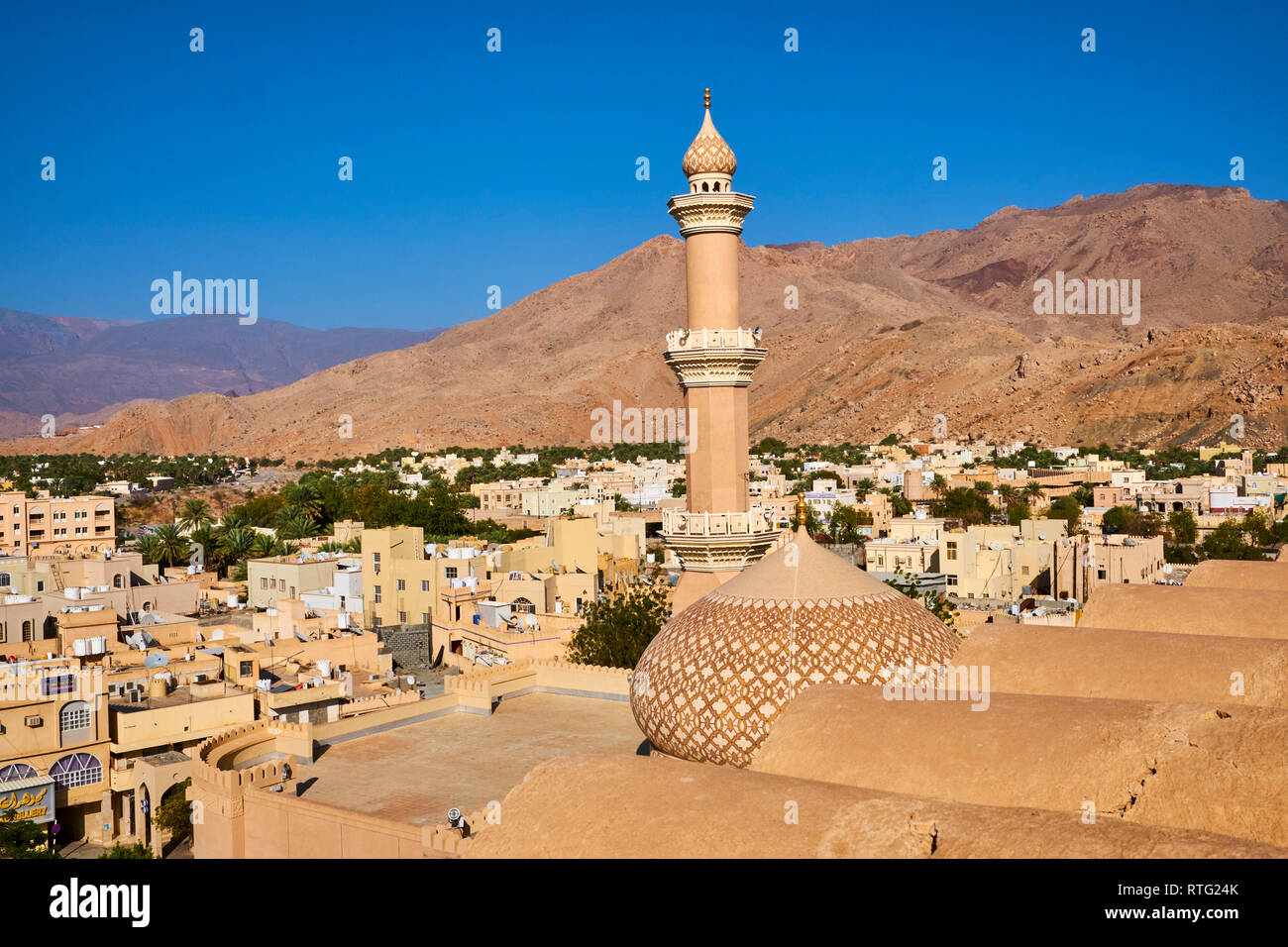 Sultanate of Oman, Ad-Dakhiliyah Region, Nizwa, the 17 century fort ...