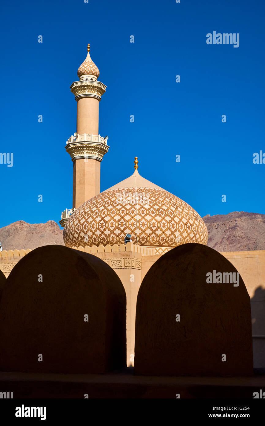 Sultanate of Oman, Ad-Dakhiliyah Region, Nizwa, the 17 century fort ...