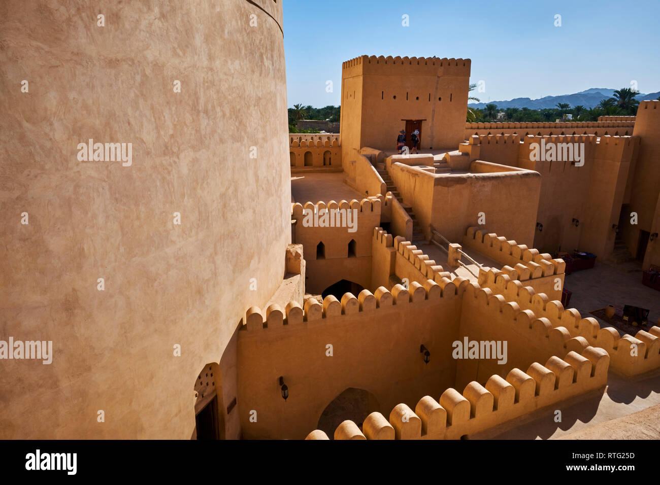 Sultanate of Oman, Ad-Dakhiliyah Region, Nizwa, the 17 century fort ...
