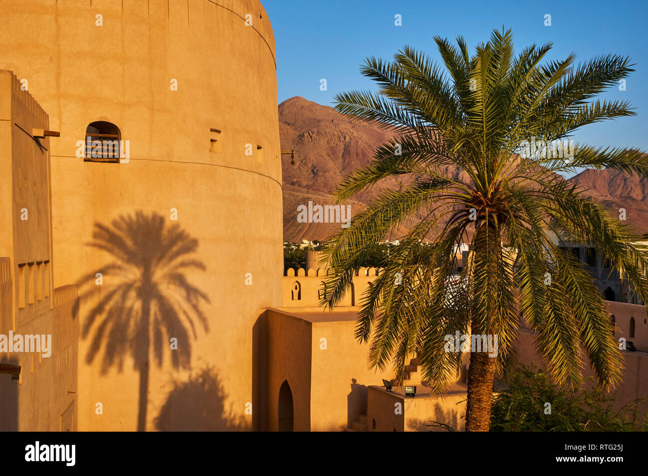Sultanate of Oman, Ad-Dakhiliyah Region, Nizwa, the 17 century fort ...